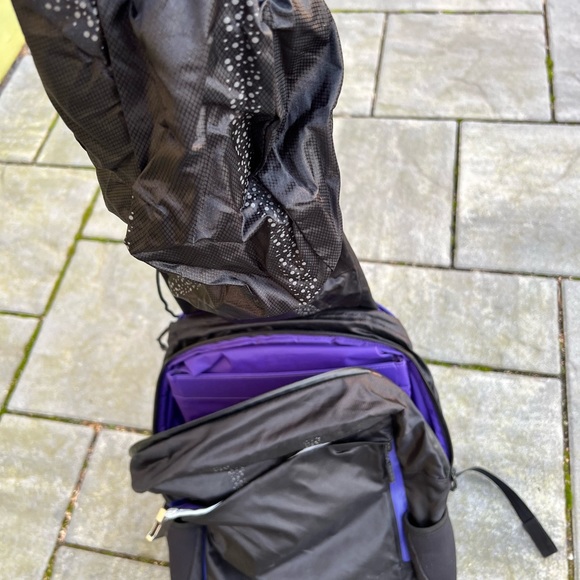 Timbuk2 | Bags | Sale Timbuktu Slim Backpack With Rain Hood | Poshmark